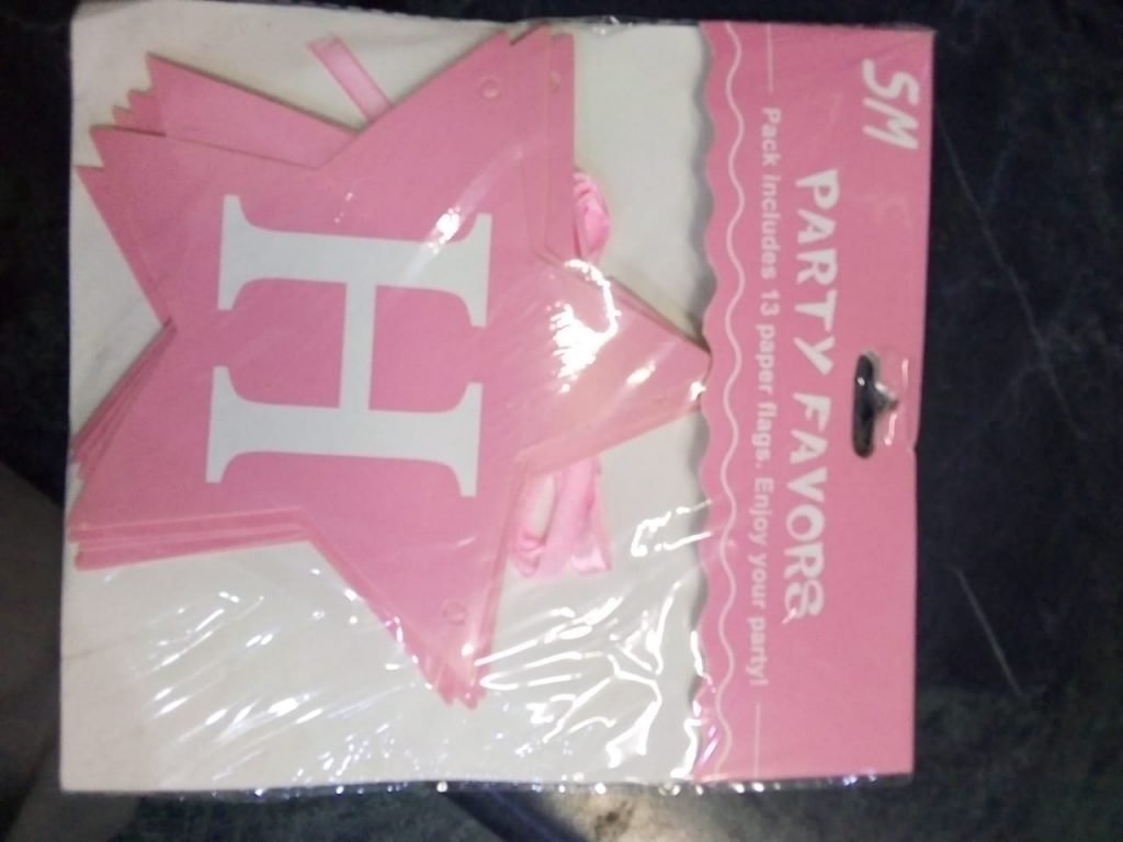 HBD Star Banner – Hexa Blue